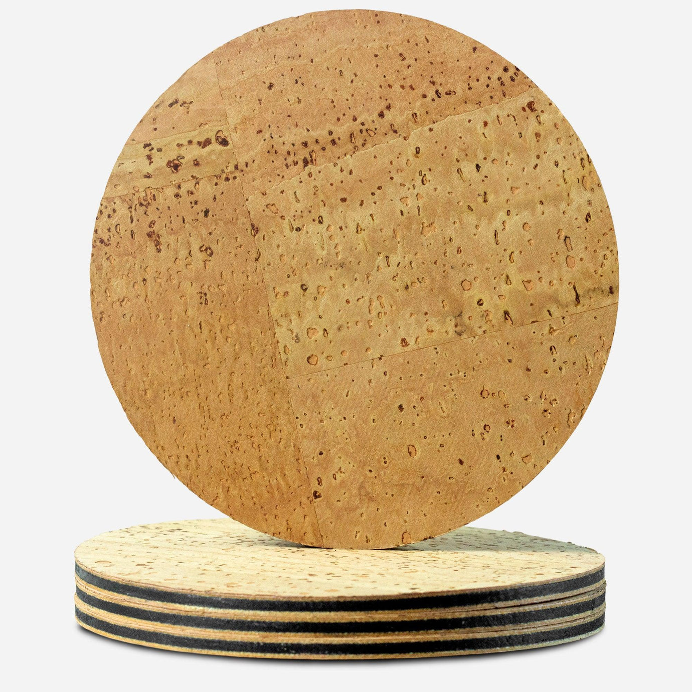 Vegan Cork Coasters Set | Eco Friendly Drink Coaster Pack for Home or ...