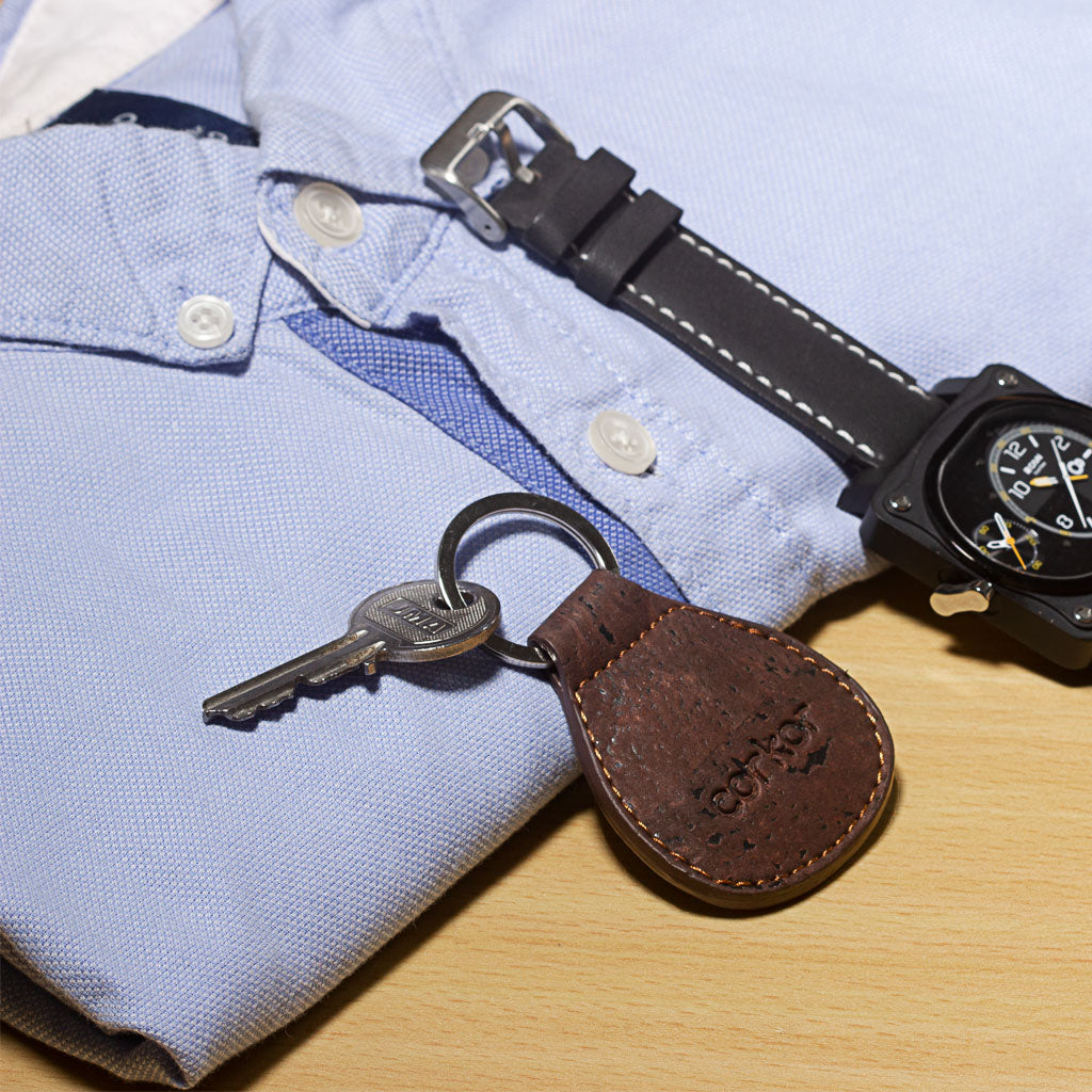 Corkor Cork Keychains Natural Vegan & Eco-Friendly Accessories