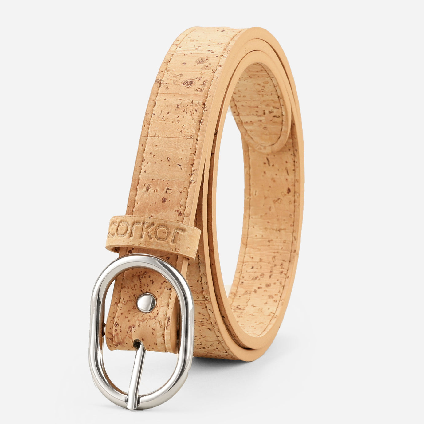 Corkor Cork Belt for Women | Vegan & Eco-Friendly Fashion Accessory