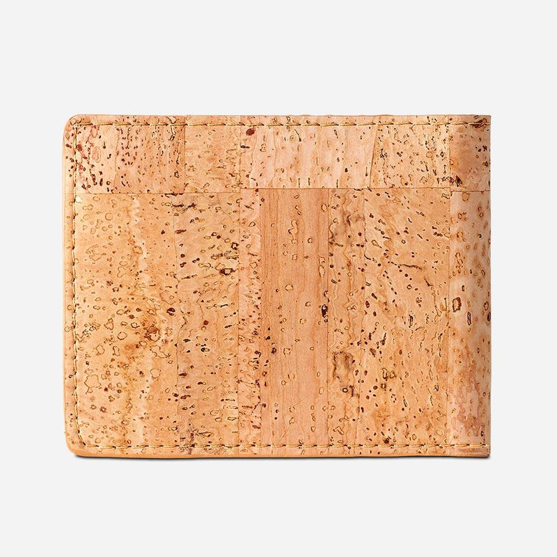 Cork Wallet Brown for Men, Coin Pocket | Vegan & Handmade | Corkor.com