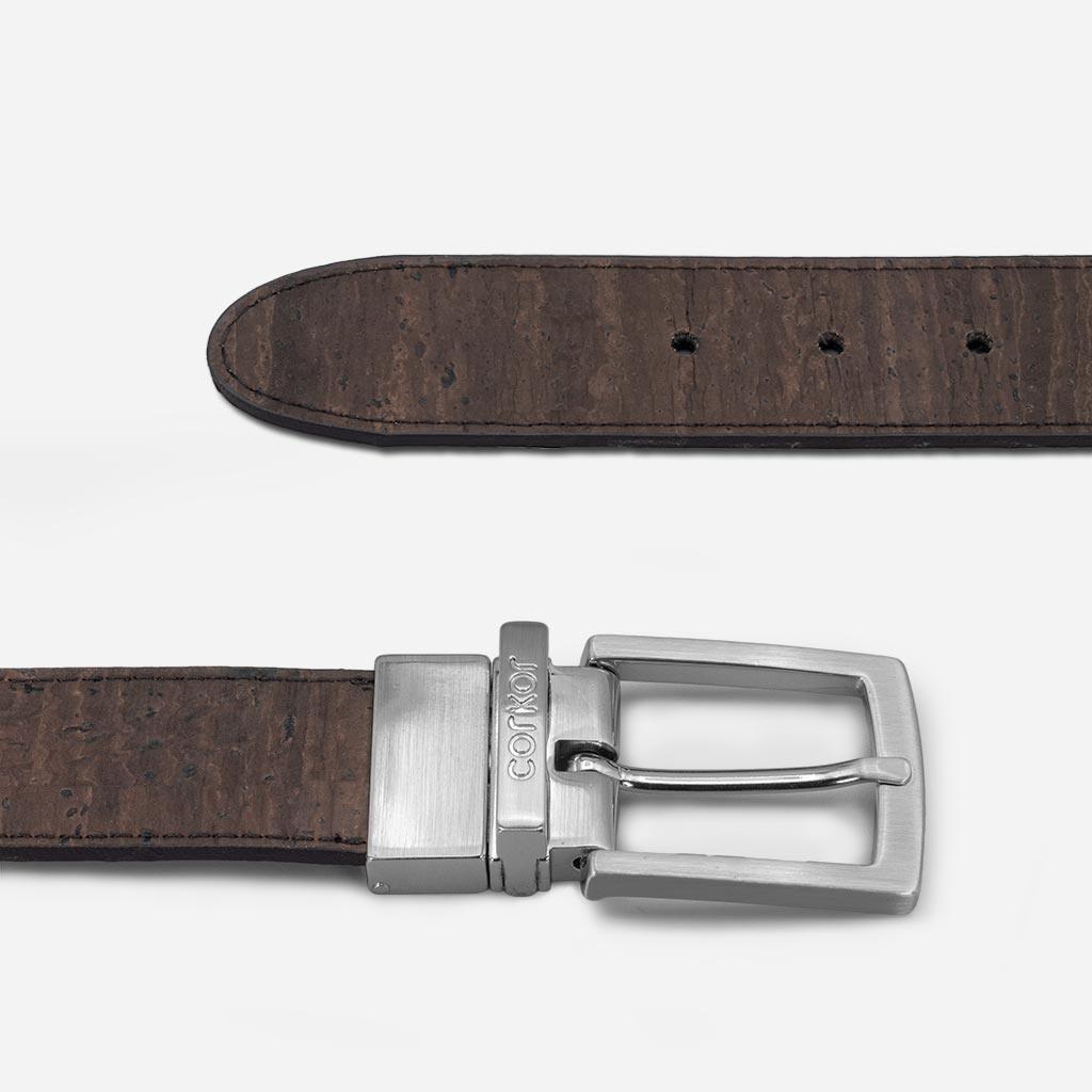 Corkor Cork Belt for Men | Vegan No-Leather Reversible 35mm Belt