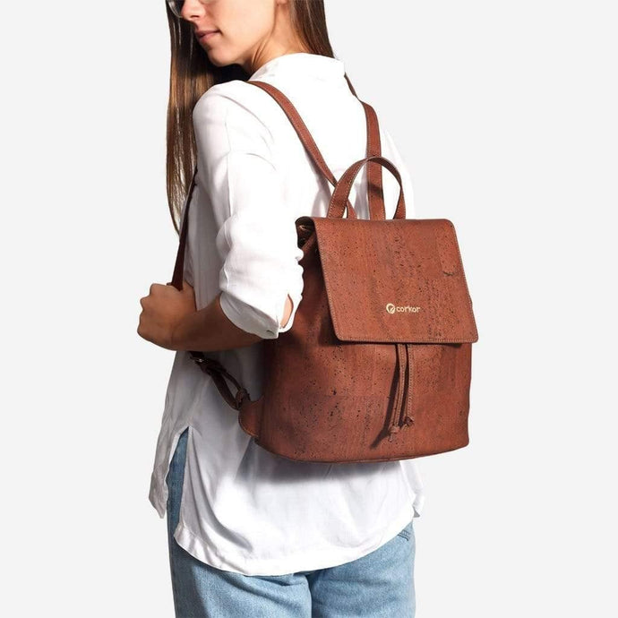 Corkor Cork Backpack for Women | Vegan, Sustainable & Stylish